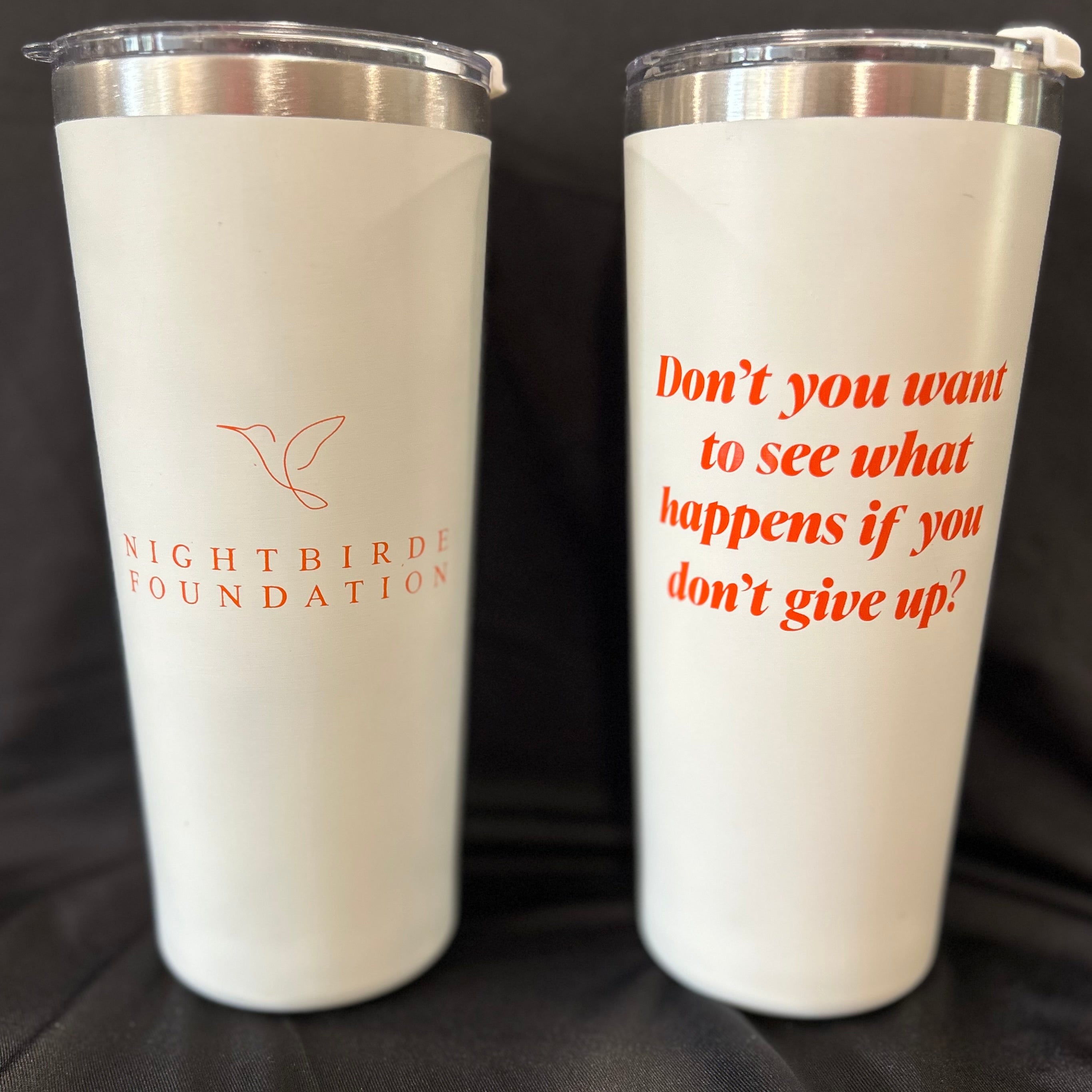 Nightbirde Foundation Stainless Steel Tumbler – “Don’t You Want to See ...